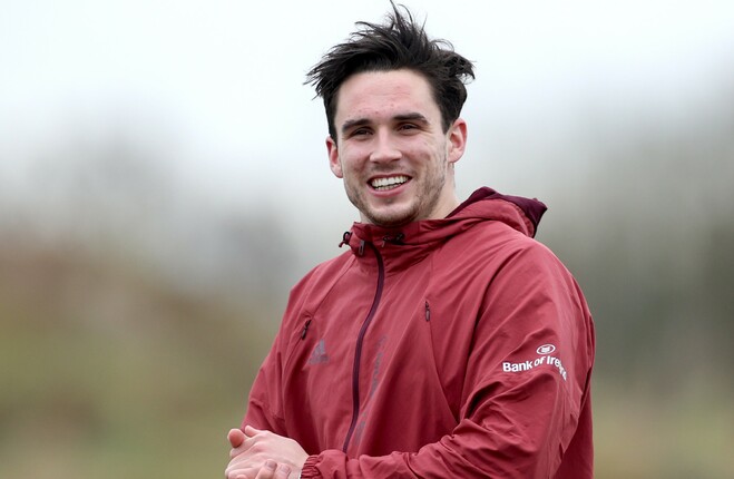 Carbery back in Munster's matchday 23 after over a year out of the game