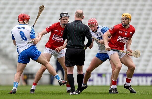 Cork strike five goals as they win high-scoring hurling league clash ...