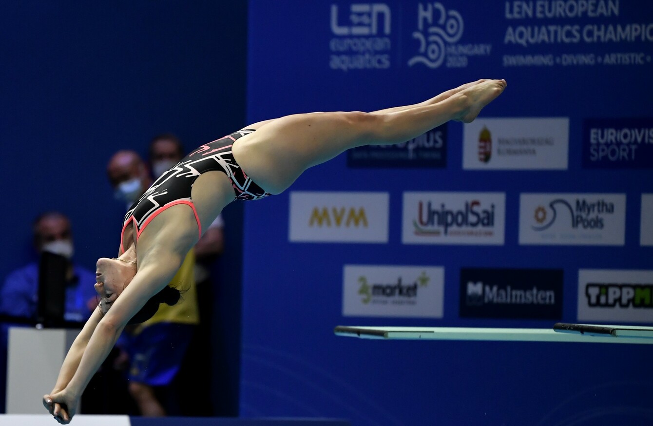 Irish diver Clare Cryan finishes eighth at European Championships