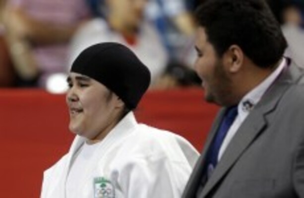 Saudi Arabia's first female Olympian 'honoured' despite quick exit