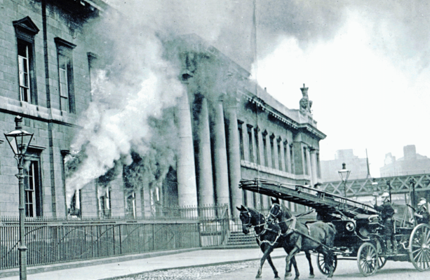 Burning the Custom House: Some Dublin firefighters played significant ...