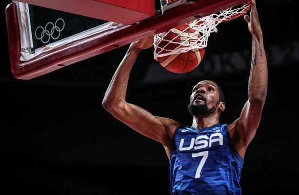 Durant scores 23 points to help USA into Olympic semi-final with France