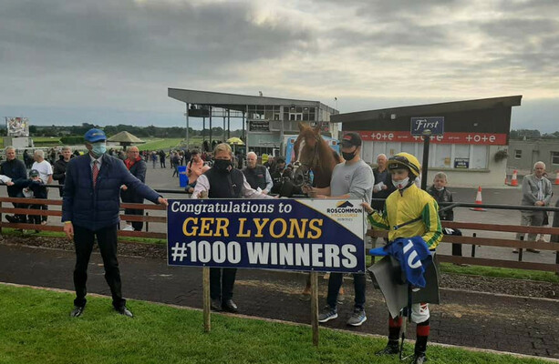 Ger Lyons records landmark 1,000th winner at Roscommon · The 42