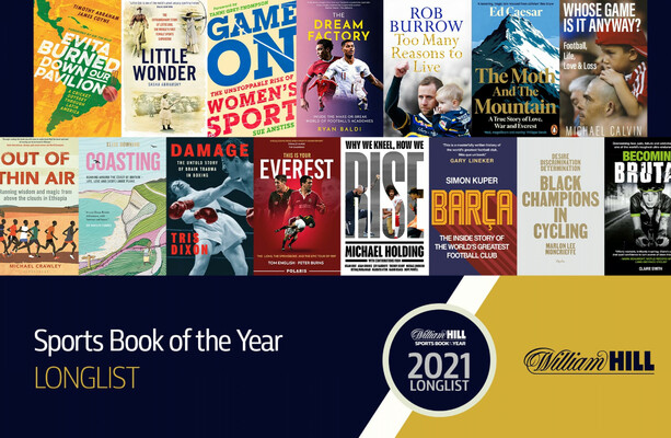 15 sports books longlisted for this year's prestigious William Hill prize
