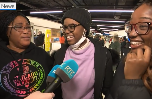 Irish student Racheal Diyaolu reunited with family after journey across ...