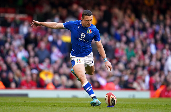 Italy's Garbisi signs new contract with Top 14 finalists Montpellier