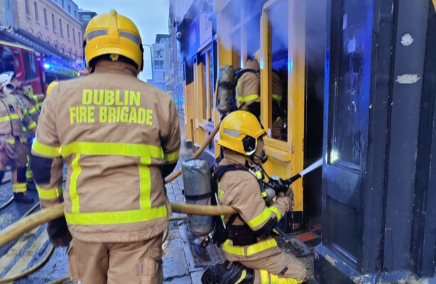 Fire brigade extinguishes blaze at cocktail bar in Dublin 8