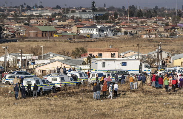 South African police arrest two in connection to weekend bar shooting