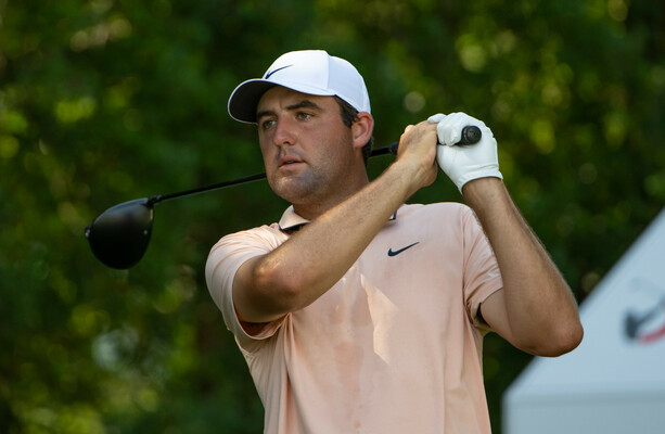 Schauffele charges within two of Scheffler at Tour Championship ...