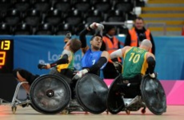 Wheelchair rugby -- or 'Murderball' -- starts at the Paralympics today ...
