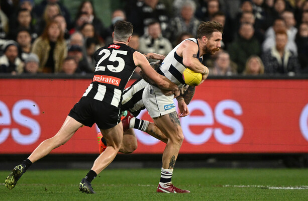 Zach Tuohy closes in on 250 AFL games as Geelong advance to preliminary ...