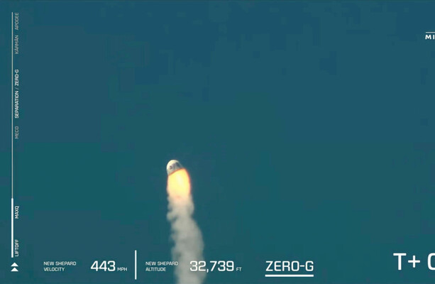 Bezos Blue Origin rocket fails during launch with only experiments aboard