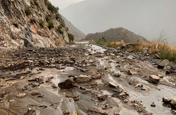 Los Angeles mudslides surge down mountain area scorched by wildfire