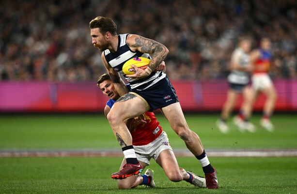 Irish duo Tuohy and O'Connor celebrate as Geelong storm to AFL Grand Final