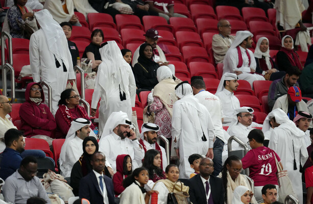 Nervous Qatar 'felt supported' despite fan exodus · The 42