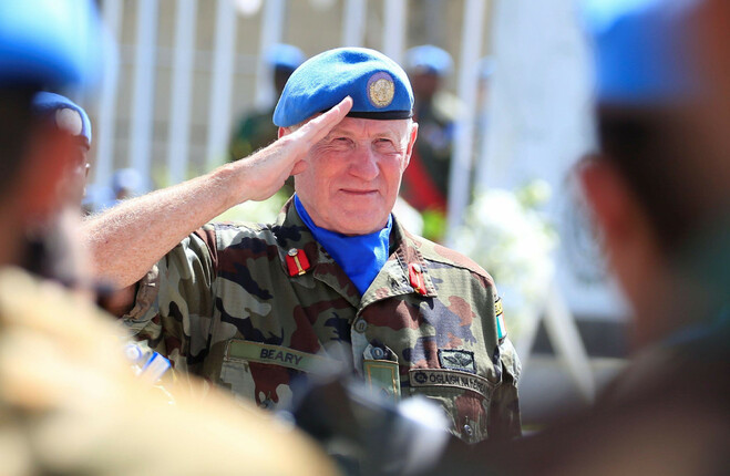 Irish diplomat and ex-Defence Forces officer Michael Beary survives ...