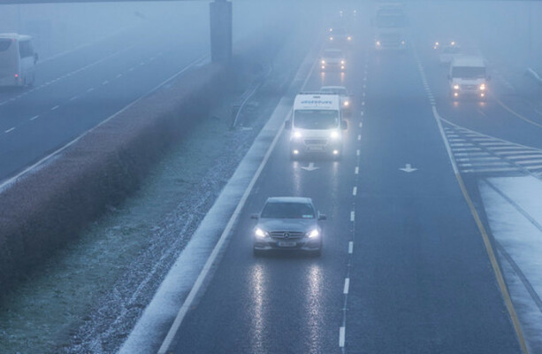 Met Éireann warn of treacherous conditions amid freezing fog and icy roads