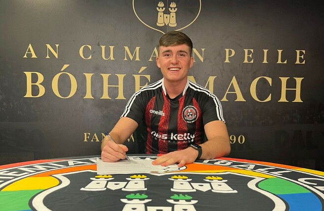 Bohs sign academy graduate Cian Byrne · The 42