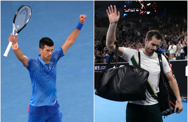 Andy Murray's heroic Australian Open run ends as battling Djokovic stays on course