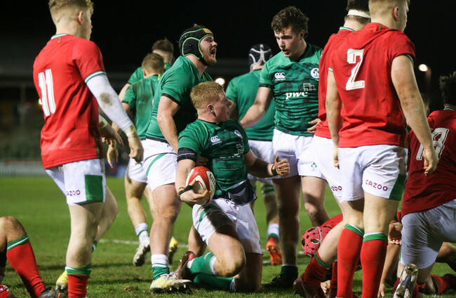 Ireland U20s get Six Nations campaign off to winning start after 10-try ...