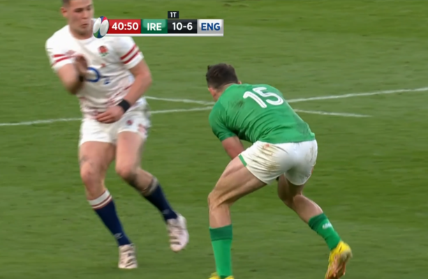 England fullback Steward's red card against Ireland has been rescinded