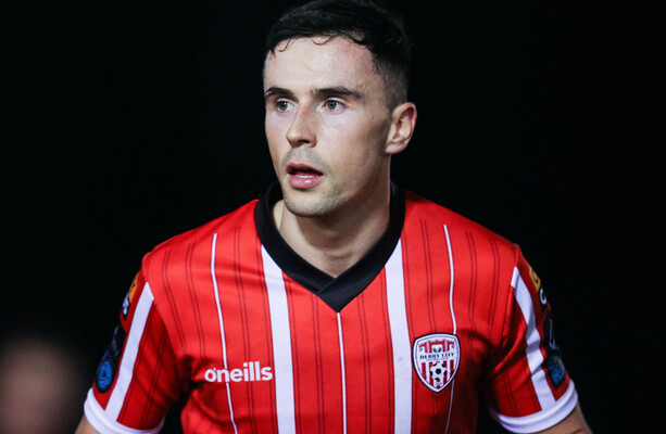 Derry City midfielder named League of Ireland player of the month