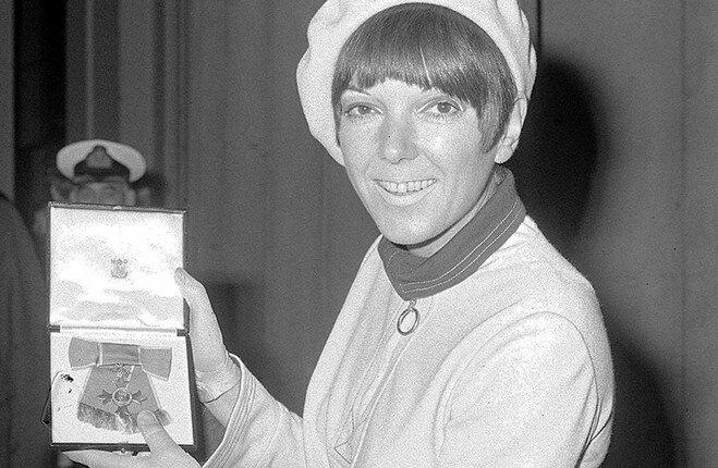 Mary Quant The Fashion Designer Credited With Inventing The Miniskirt
