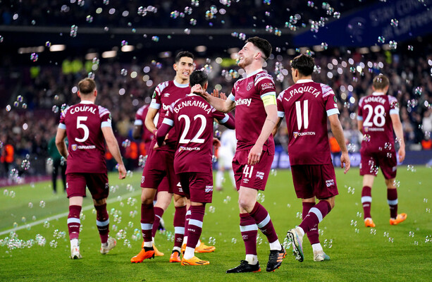 Declan Rice scores ‘Roy of the Rovers’ goal as West Ham progress to ...