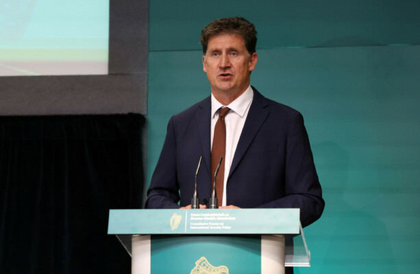 Protesters interrupt Eamon Ryan at climate conference in Ballina