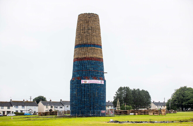 DUP MP wants House of Commons to congratulate loyalists on 210ft tall ...