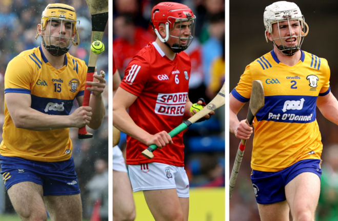 Clare duo and Cork defender in running for Young Hurler of the Year award