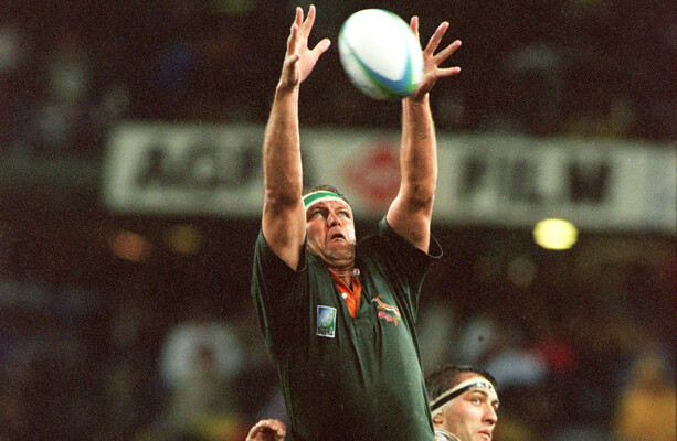 Fifth member of 1995 World Cup winning Springboks side passes away