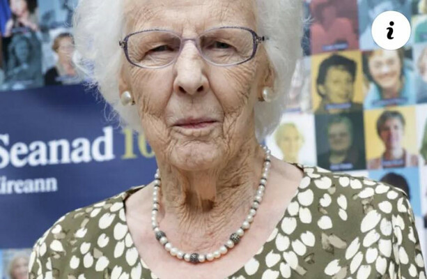 Tras Honan, the first and only woman to serve as Seanad Cathaoirleach ...