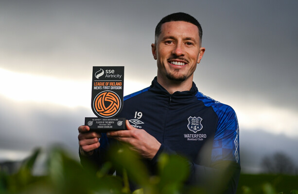 Waterford striker Coughlan makes history with Player of the Month award