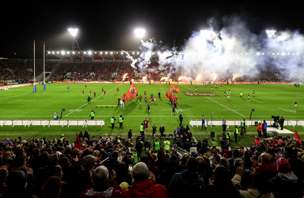 Munster confirm games against Leinster and Crusaders have sold out