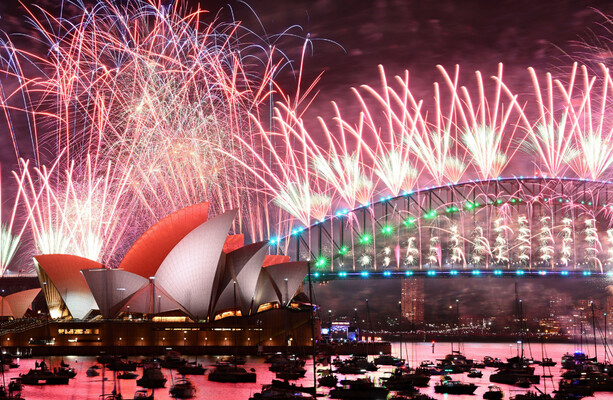 In pictures: Here's how people across the world celebrated New Year's Eve