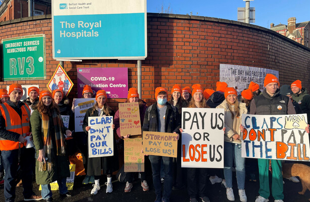 Junior doctors in Northern Ireland holding 24-hour walkout over pay ...