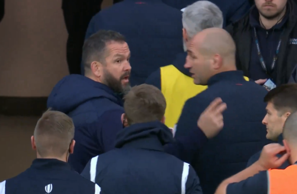 'It's between Andy and I' - Farrell and Borthwick play down half-time exchange