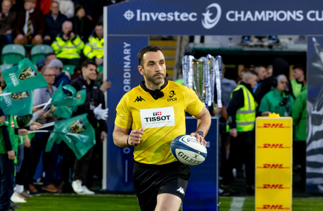 Mathieu Raynal to referee Leinster's Champions Cup semi-final against ...