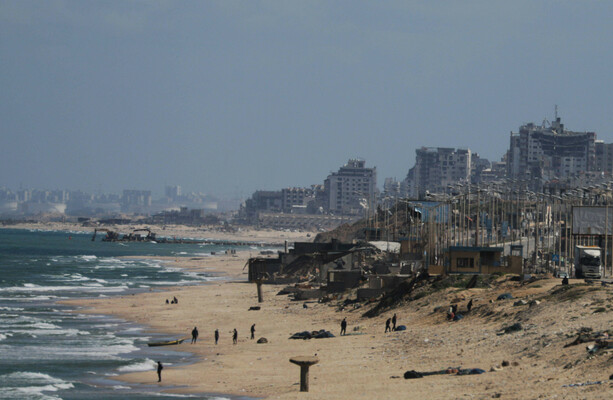 US military begin construction of temporary pier off Gaza coast for ...