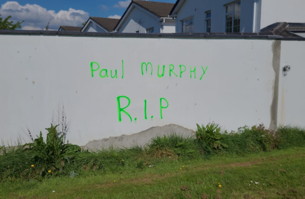 Paul Murphy 'refuses to be intimidated' after death threat graffitied ...