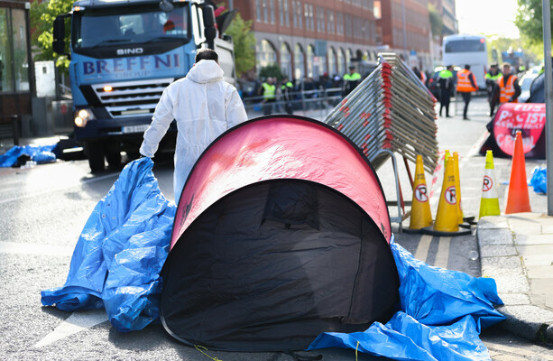 Mount Street: Several asylum seekers without beds after makeshift ...