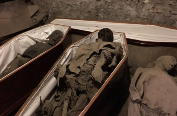 Mummified remains destroyed in Dublin church crypt fire as one man arrested