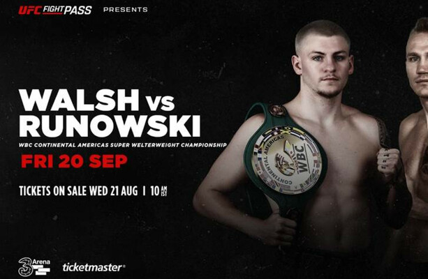 Undefeated Cork fighter Callum Walsh to headline card at 3Arena in ...