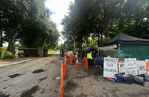 Dundrum protest: 'We tell the children it's okay, nothing will happen ...