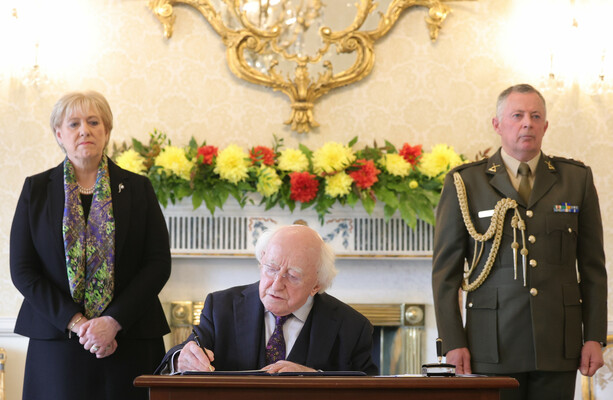 President Higgins posthumously pardons two men executed after murder ...