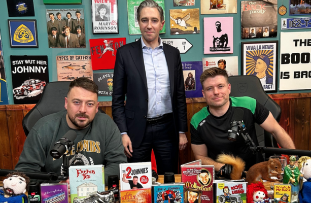 Simon Harris sits down with the 2 Johnnies as election looms