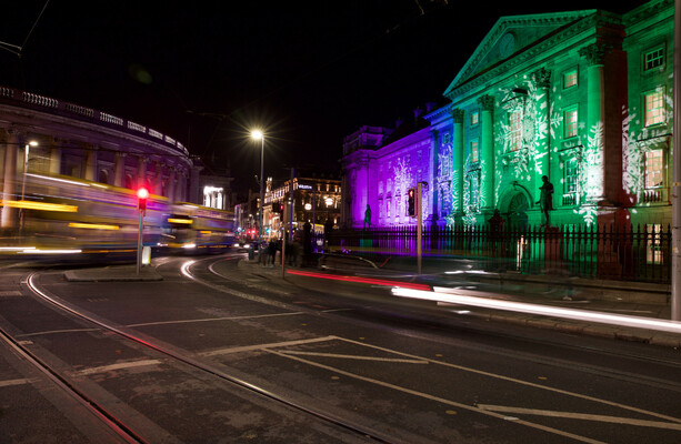 First aid and welfare area set up in Dublin city centre for three busy ...
