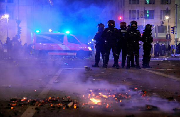 400 people arrested in Germany as dozens of police injured during New ...