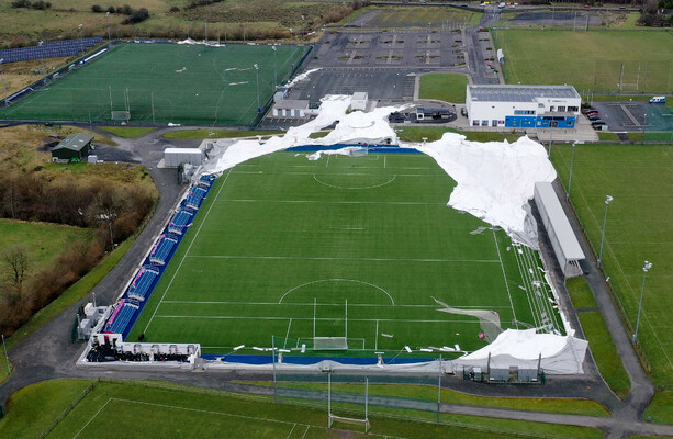 Connacht GAA Air Dome worth €3.1 million destroyed by storm winds in Co ...